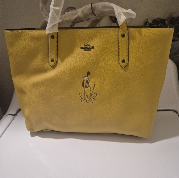 Coach | Bags | Coach X Disney Pluto Central Tote | Poshmark